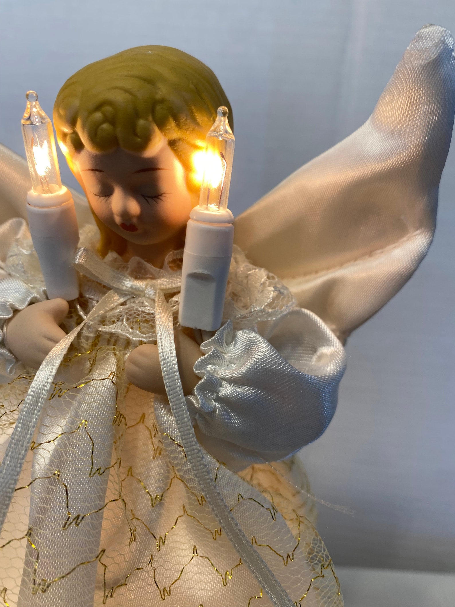 Vintage Angel Tree Topper Light up Tree Topper 1980s Tree Topper - Etsy