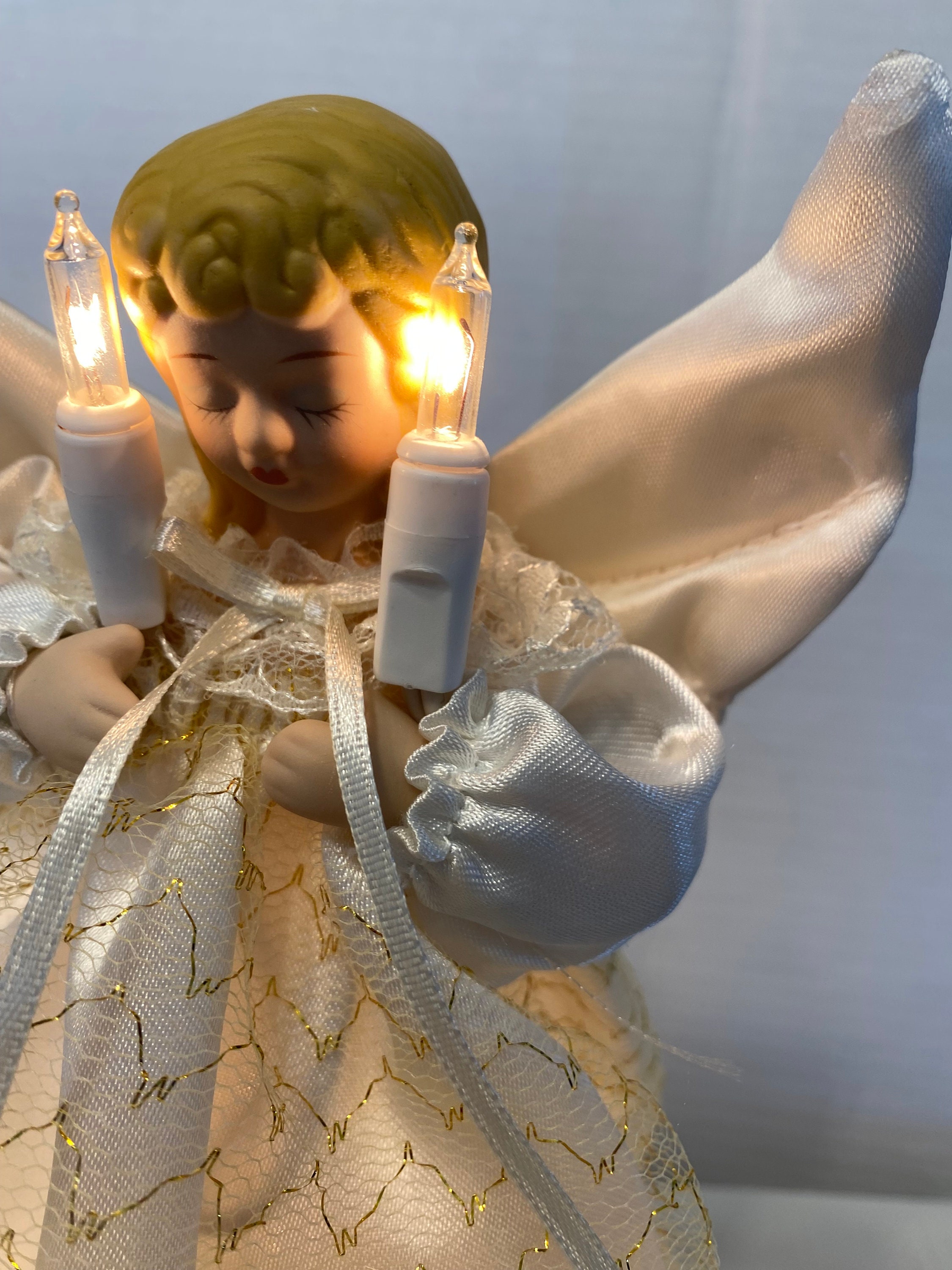 Vintage Angel Tree Topper Light up Tree Topper 1980s Tree Topper - Etsy