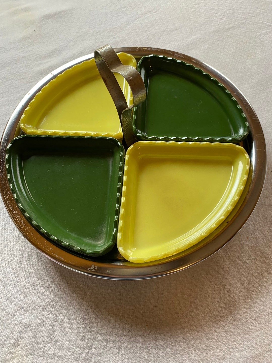 Art Deco Crudities Olive Pickle Fruit Veggie Server/vintage Kitchen/mcm ...