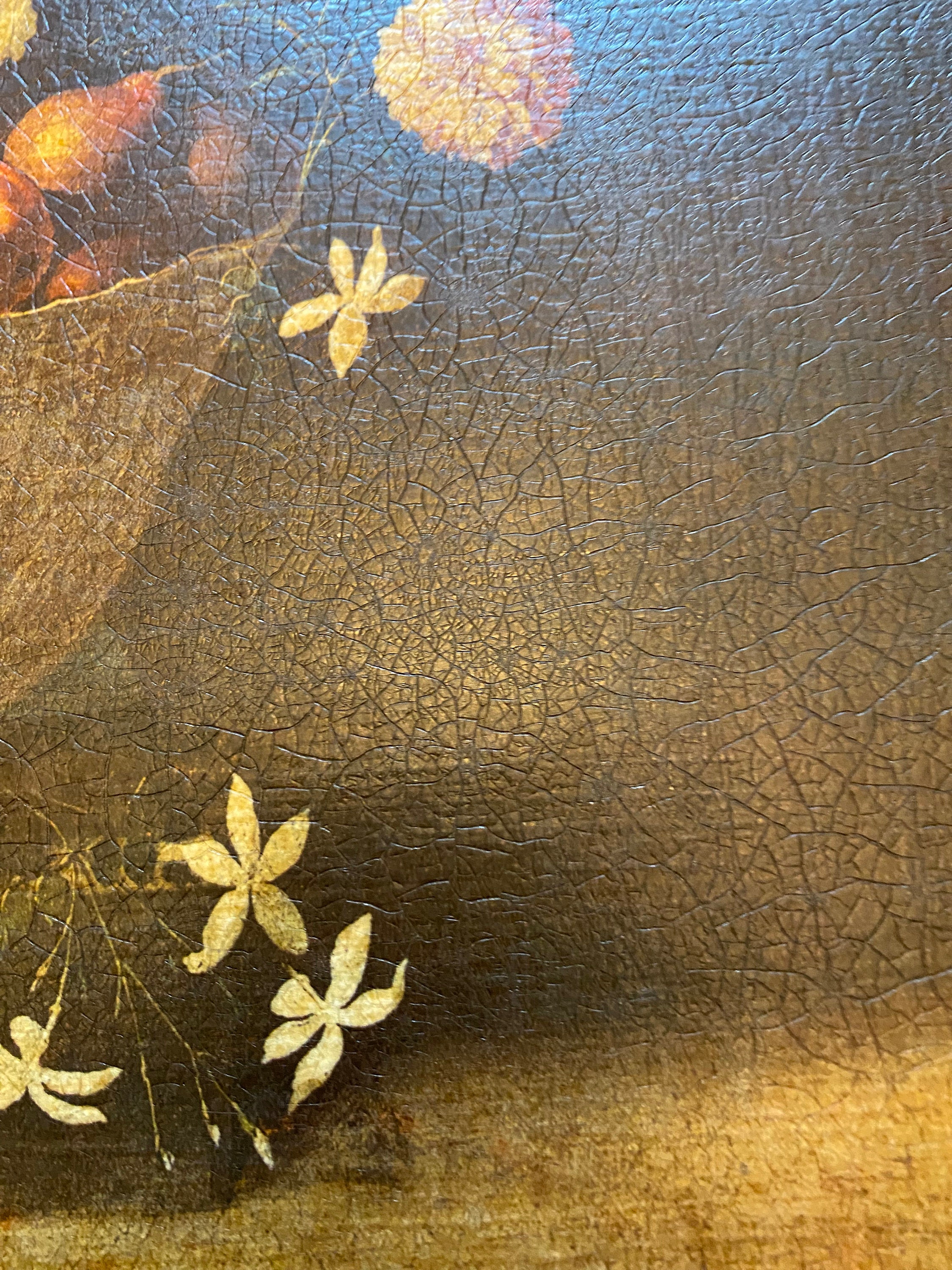 Vintage Fruit Still Life in a Deep Cherry Frame W Gold Gilt and Black ...