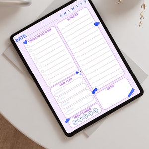 Fun and Pink Daily Planner Digital/printable Download - Etsy
