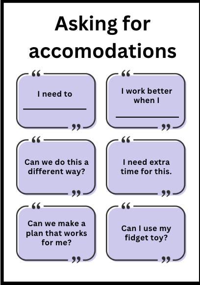 Self-advocacy Scripts for Autism: Kids Social Skills (digital Download ...