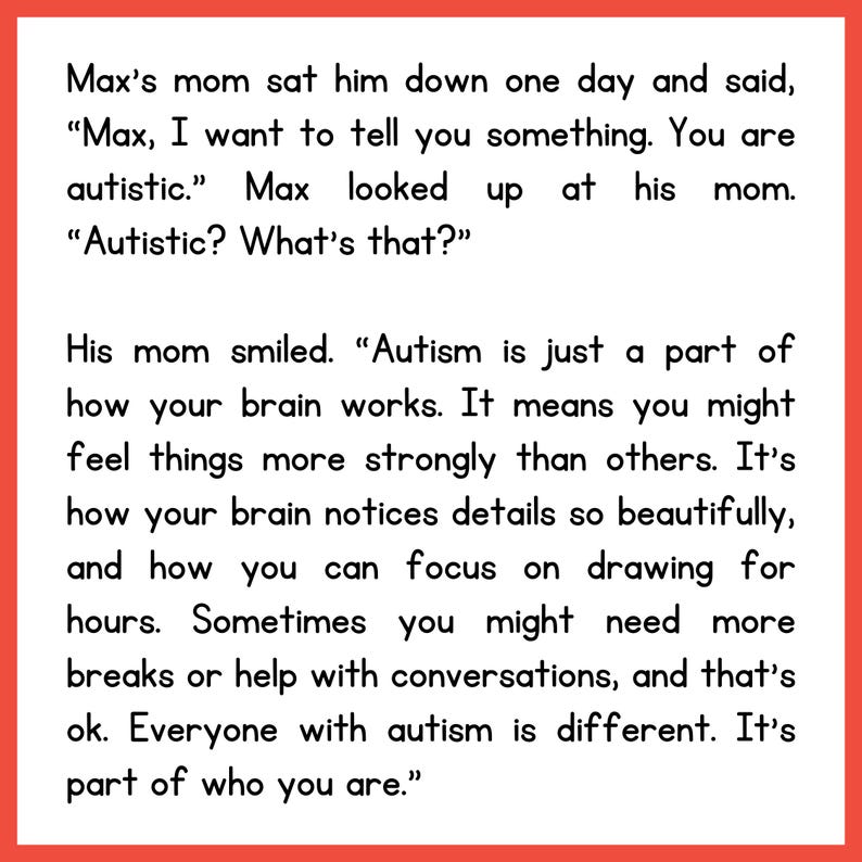 Max: Autism Awareness Children's Book About Neurodiversity (digital ...