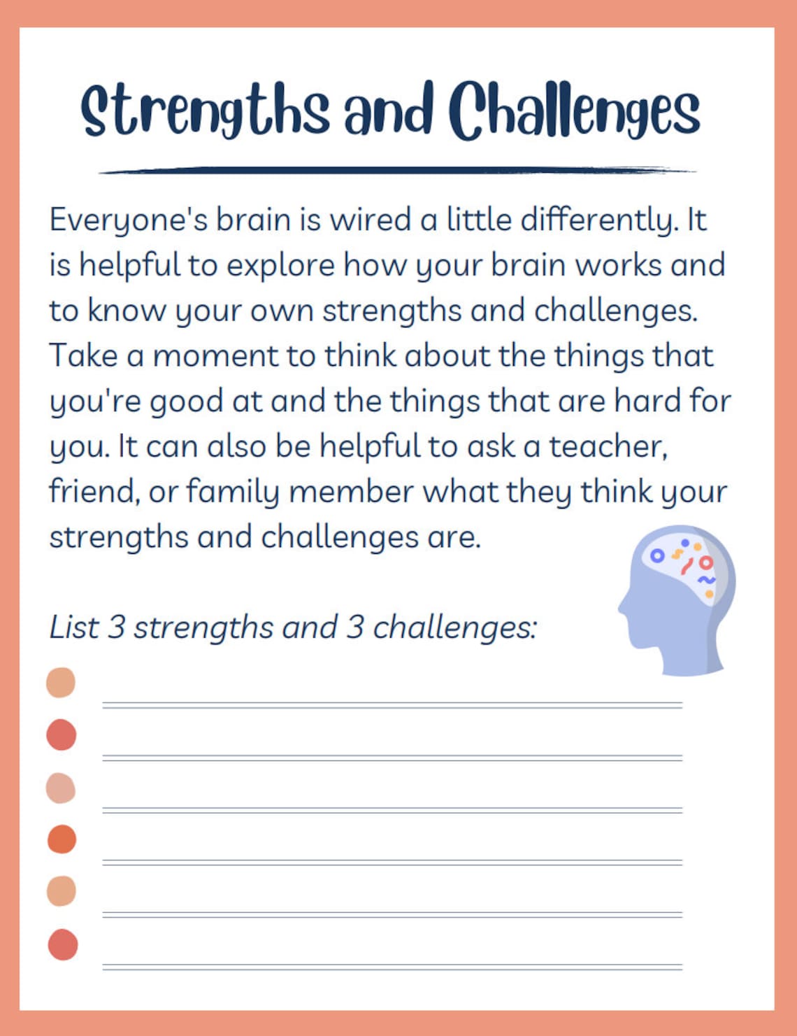 All About Our Brains Kids Neurodiversity Workbook - Etsy