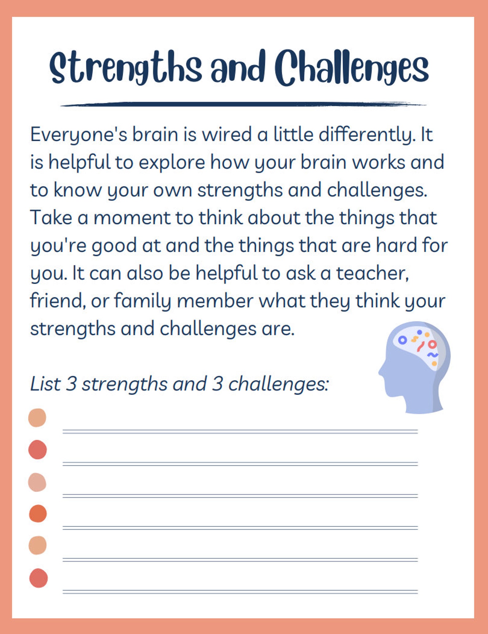 All About Our Brains Kids Neurodiversity Workbook - Etsy