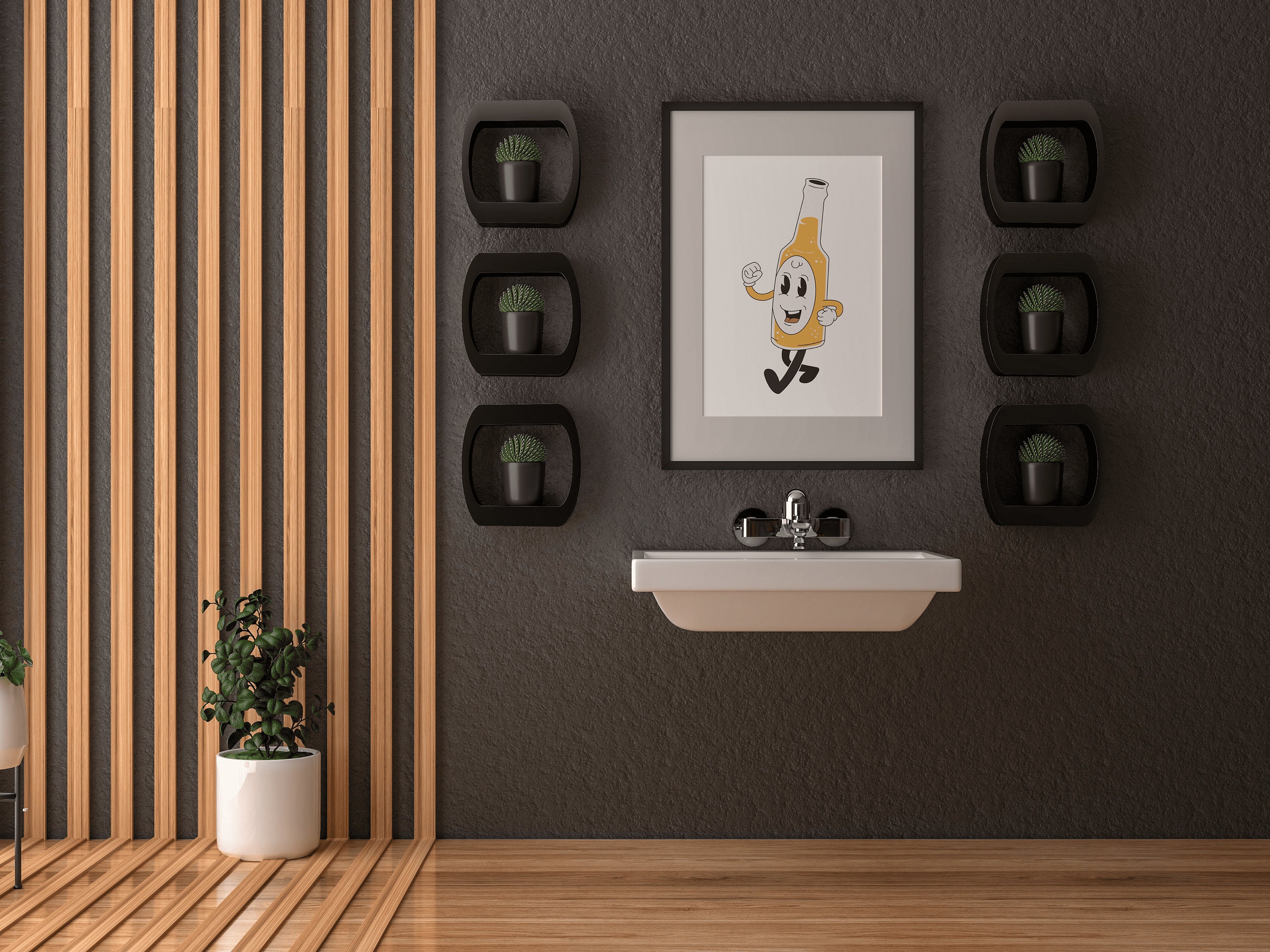 Cartoon Beer in the Style of the 80s Beer Print Beer Art - Etsy