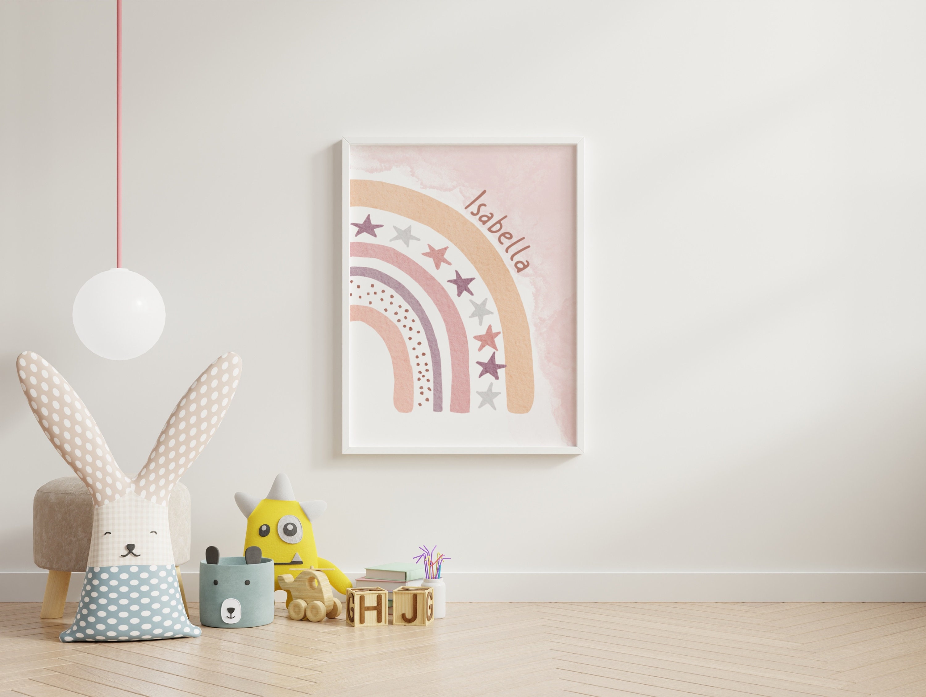 Personalized Poster Rainbow With Name Gift for - Etsy