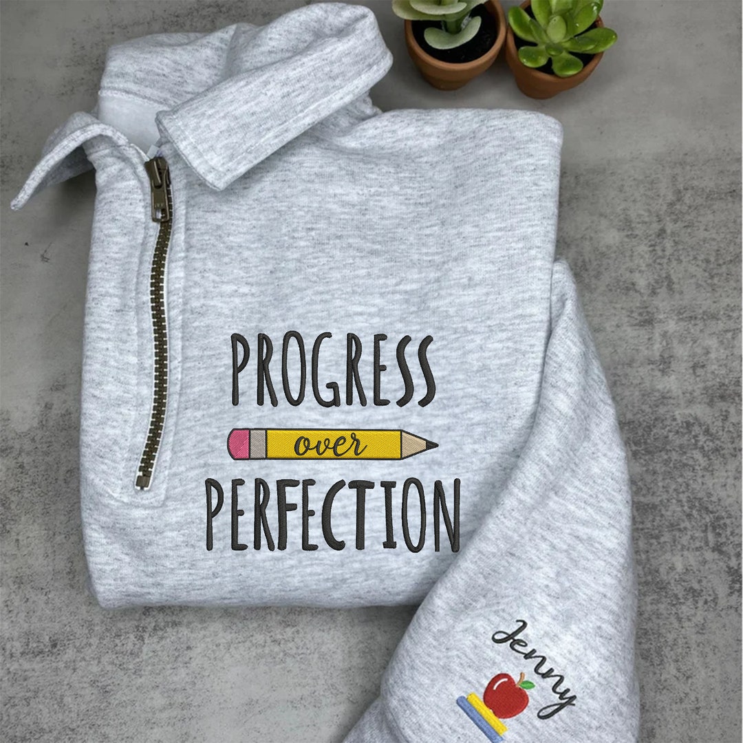 Educator Appreciation Gifts, Embroidered Teacher Quarter Zip Sweatshirt ...