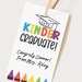 Editable Kinder Graduation Tag Printable PDF Kindergarten Graduation ...