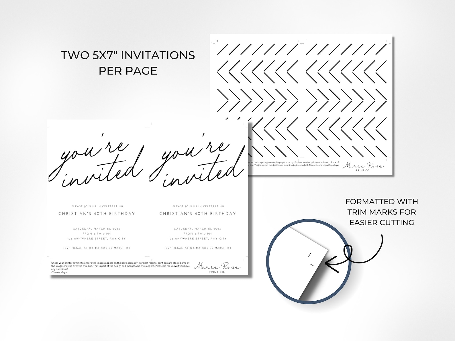 You're Invited Invitation Online Editable Template, Surprise Birthday ...