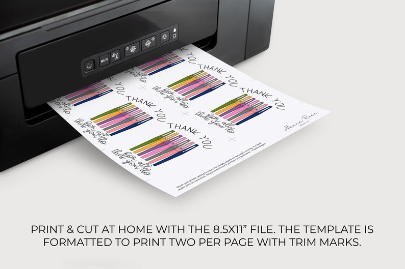 Teacher Thank You Gift Tag, Teacher End Year Gift, Teacher Appreciation ...