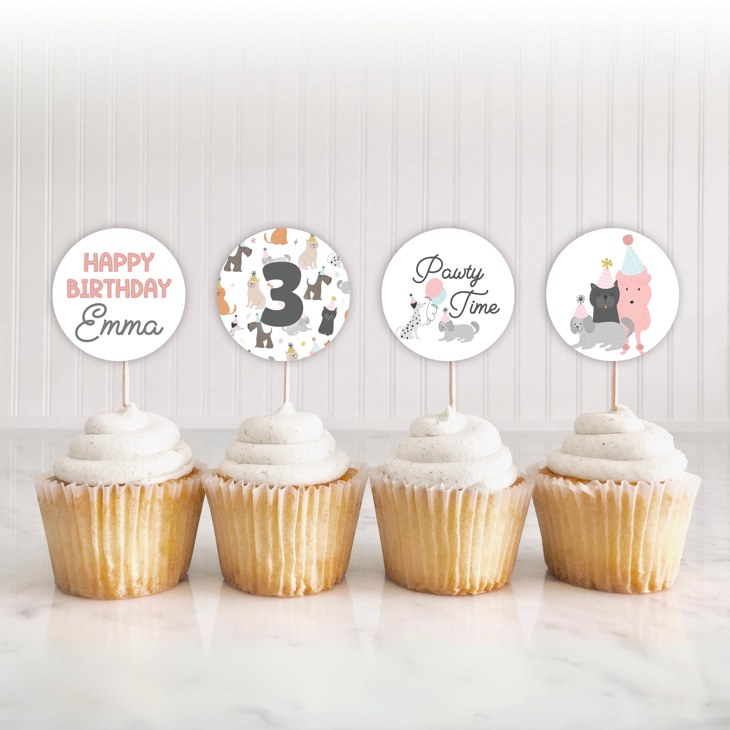 Puppy Birthday Party Adoption Certificate Template Dog Theme Birthday ...