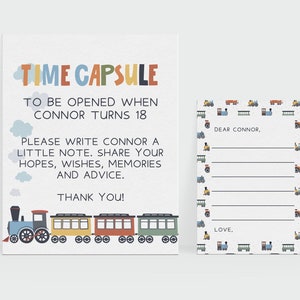 All Aboard Train Birthday Bundle Set - Editable Train Birthday ...