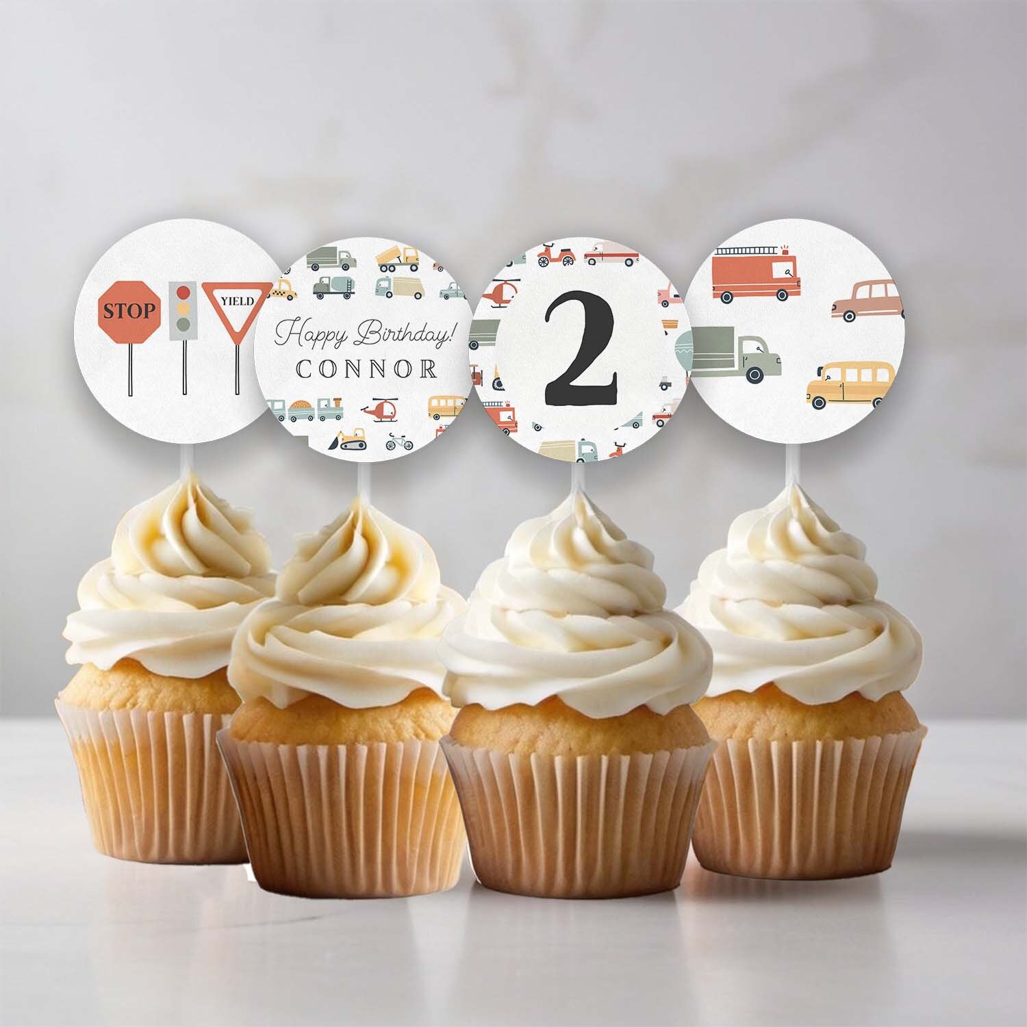 Editable Transportation Birthday Sign 8x10 - Printable Party Decor ...