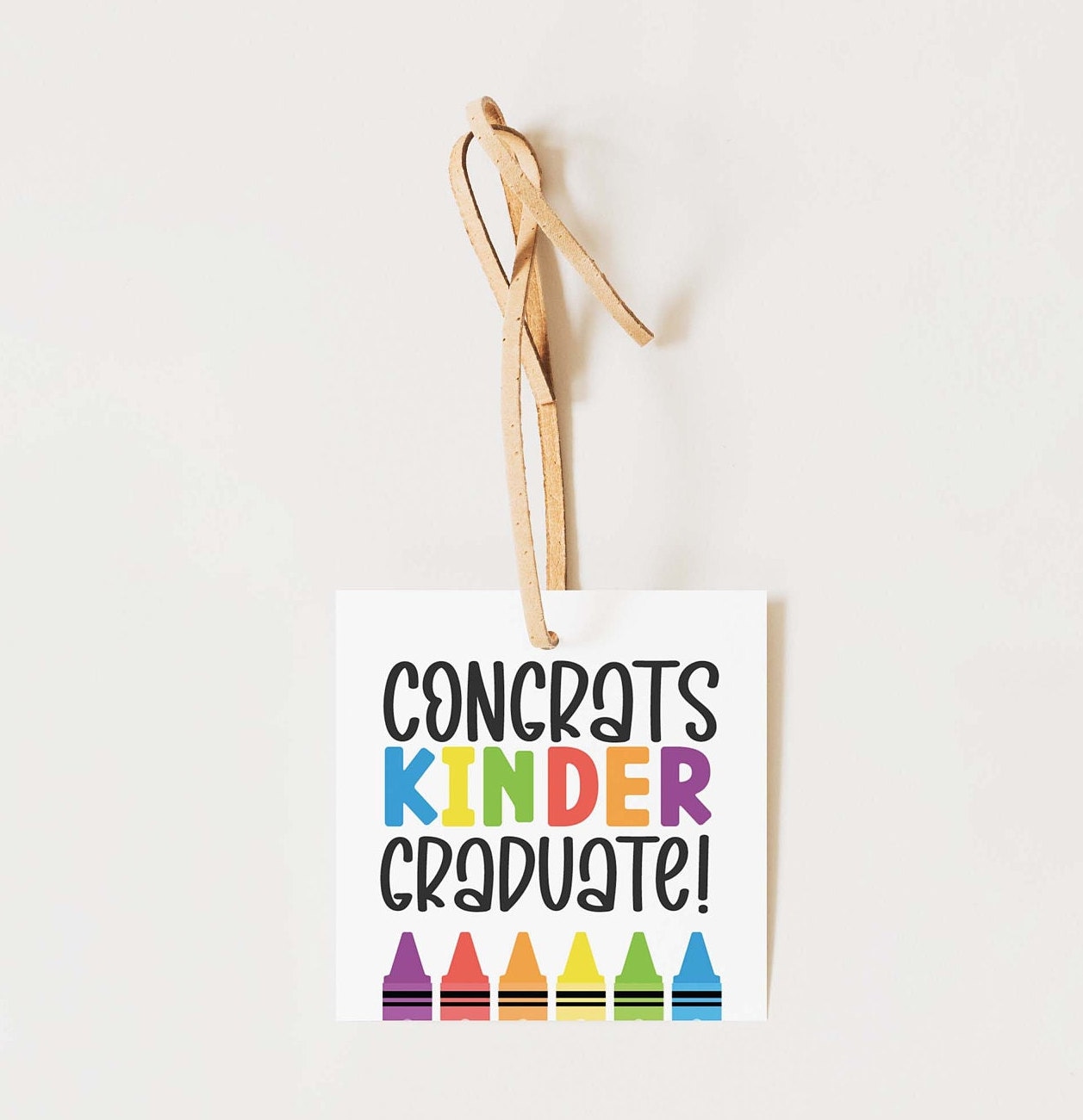 Instant Download Congrats Kindergarten Graduation Tag Kindergarten ...