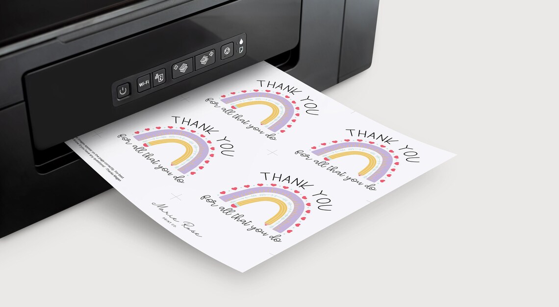 Teacher Thank You Gift Tag Teacher End Year Gift Teacher - Etsy