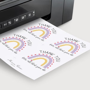 Teacher Thank You Gift Tag, Teacher End Year Gift, Teacher Appreciation ...