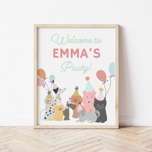 Puppy Birthday Party Adoption Certificate Template Dog Theme Birthday ...
