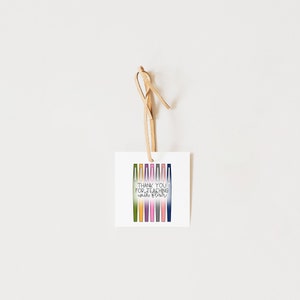 Teacher Thank You Gift Tag Teacher End Year Gift Teacher - Etsy