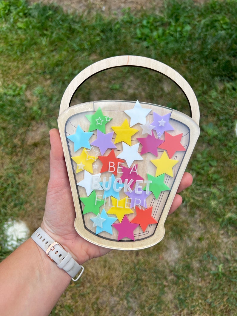 Bucket Filler Bulletin Board Kit With Large Stars, Classroom Decor, Be ...