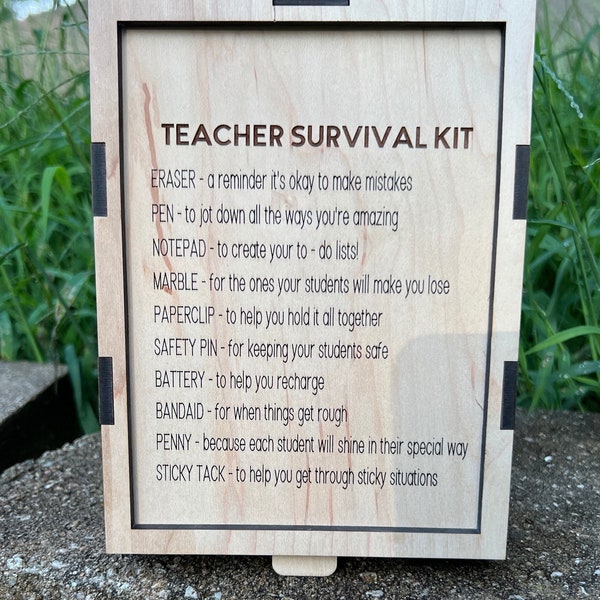 Teacher Survival Kit - Etsy