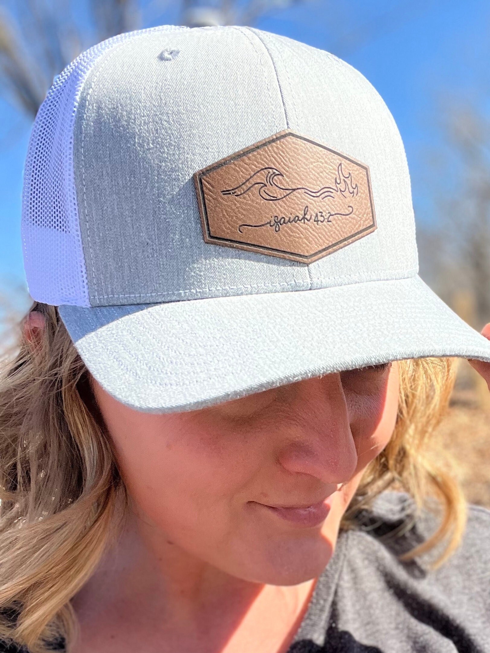 Bible Verse Hat, Isaiah 43 2, Inspirational Hats, Uplifting Apparel ...