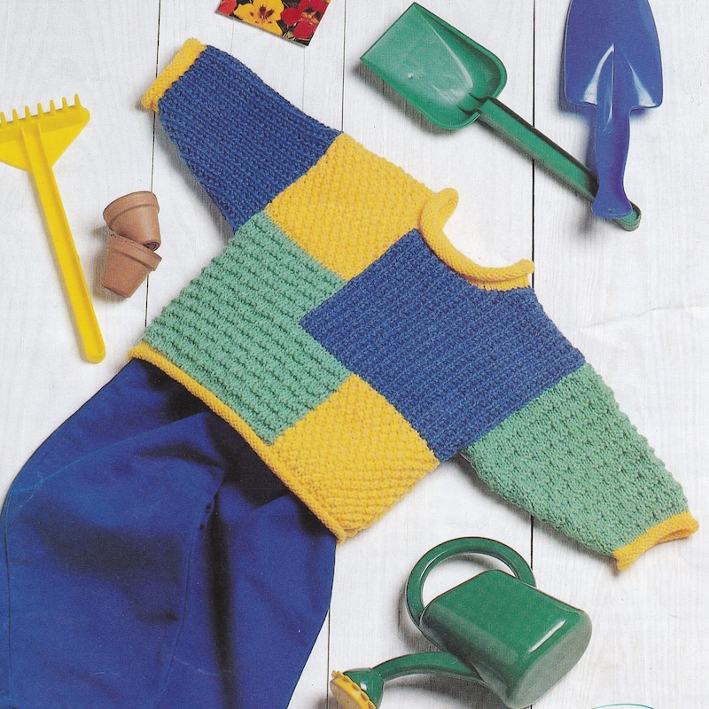 Color Block Sweater - Etsy