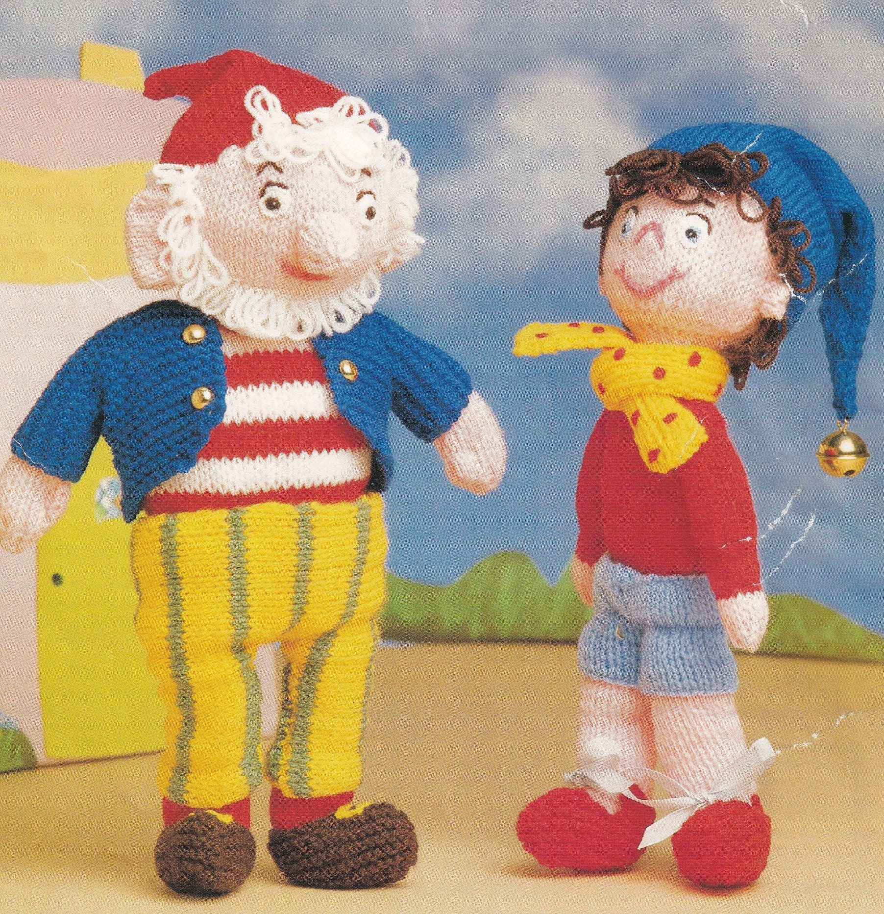 Vintage Toys Knitting Pattern - Noddy and Big Ears Tv Characters ...