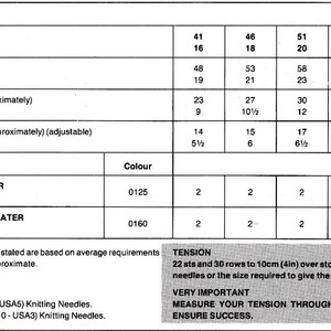 Vintage Knitting Pattern for Classic Baby to Child Sweaters V and Crew ...