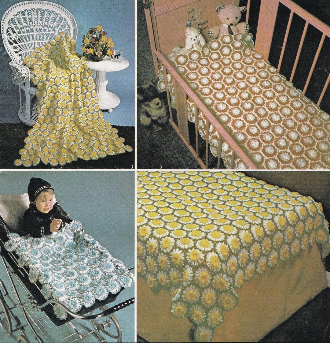 Flower Loom Pattern, Instructions to Make Blanket Using a Round Flower ...