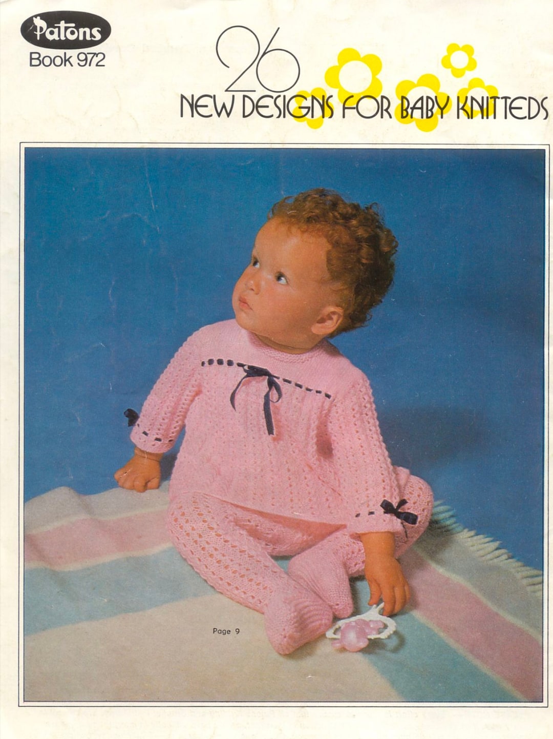Vintage Baby Knitting Pattern Book - PDF File - Patons Book 972 - Etsy