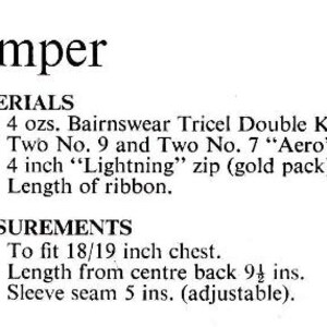 Vintage Knitting Pattern for Cute Baby Cardigans and Jumper 18 Inch ...