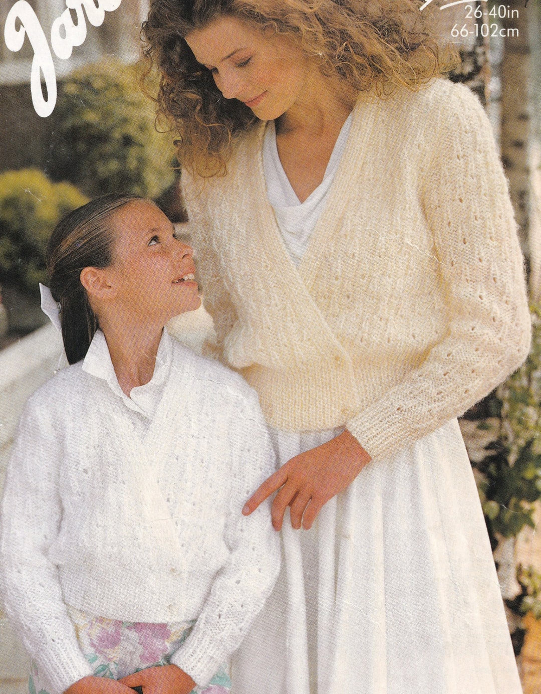 Child to Adult Cross Over Cardigan Knitting Pattern PDF File - Etsy