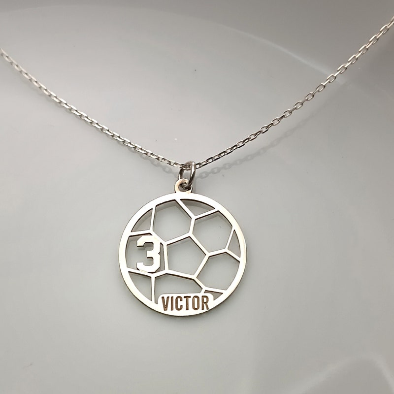 Soccer Necklace - Etsy
