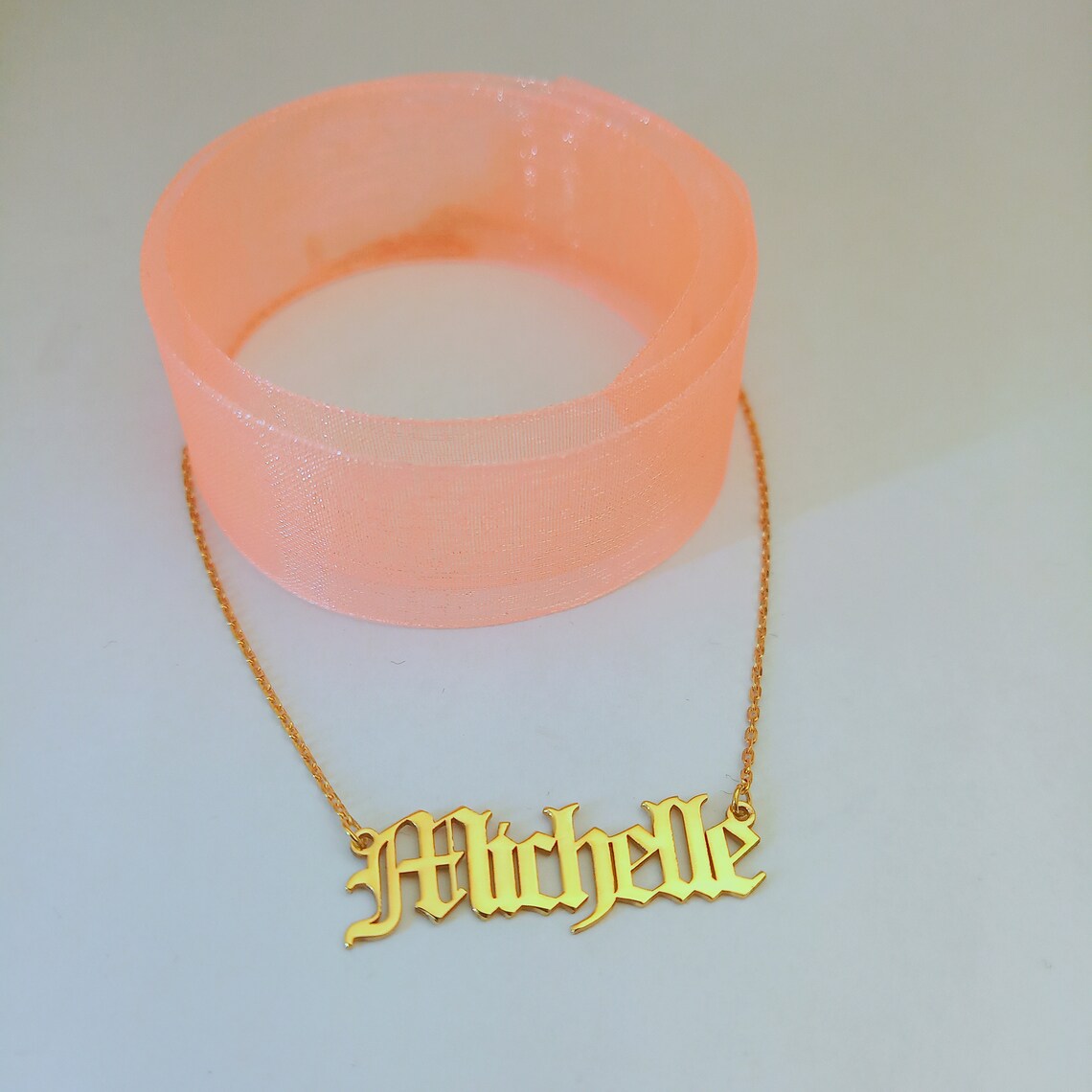Personalized Gold Gothic Leo Name Necklace: Zodiac Sign Jewelry - Etsy