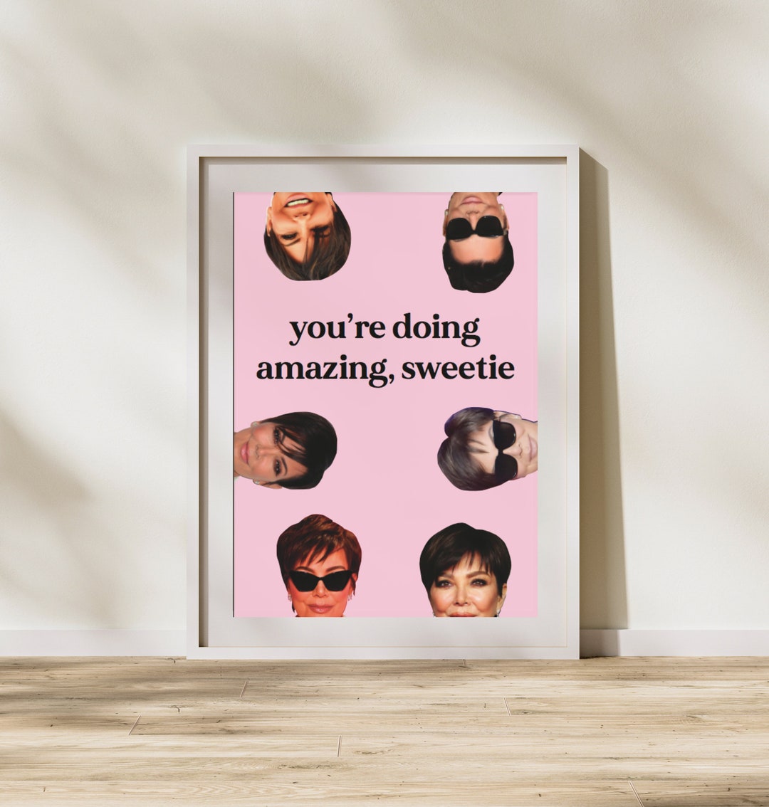 Kris Jenner Poster Bar Cart Art Print Decor - Etsy