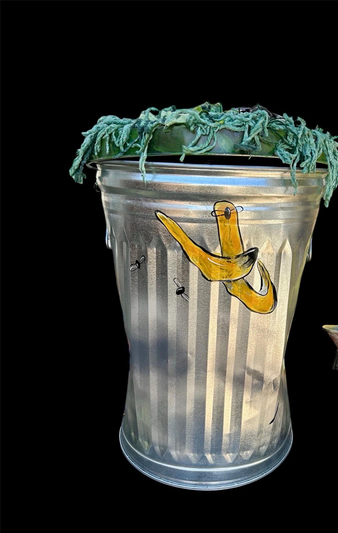 Hand Painted 20gal. Metal Garbage/trash Cans With Lid. CUSTOM Orders ...