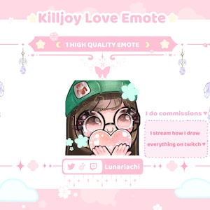 Valorant Killjoy Custom Twitch Emotes for Your Twitch Chat Stream ...