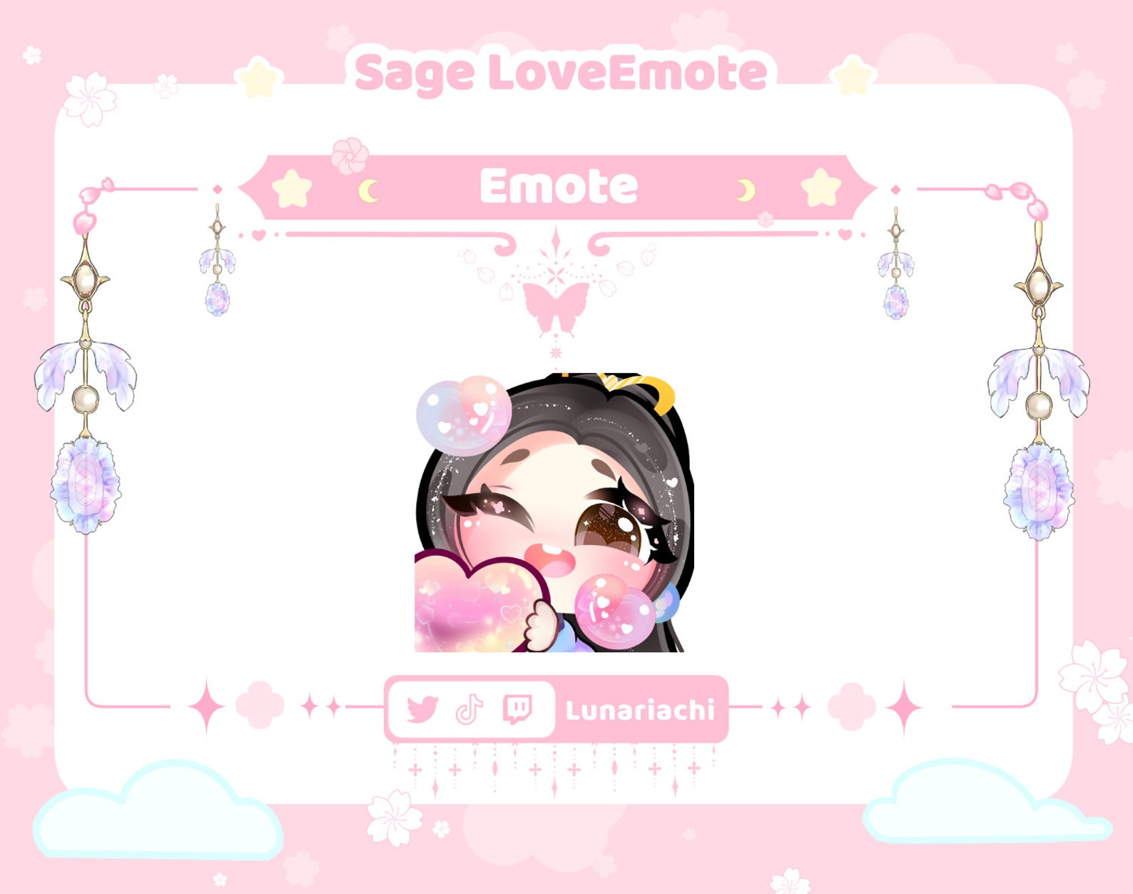 Valorant Cute Sage Love Emote | Twitch, Discord, Youtube - Etsy
