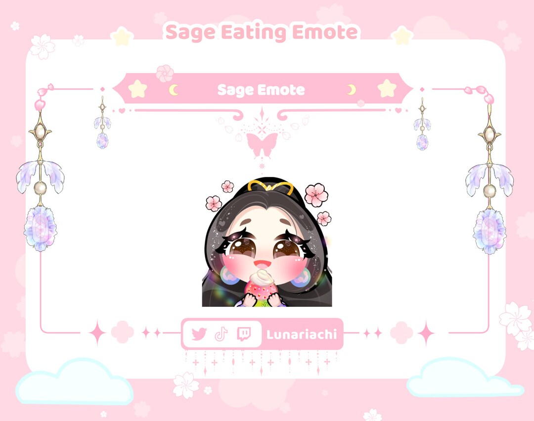 Valorant Sage Eating a Strawberry Emote | Twitch, Discord - Etsy