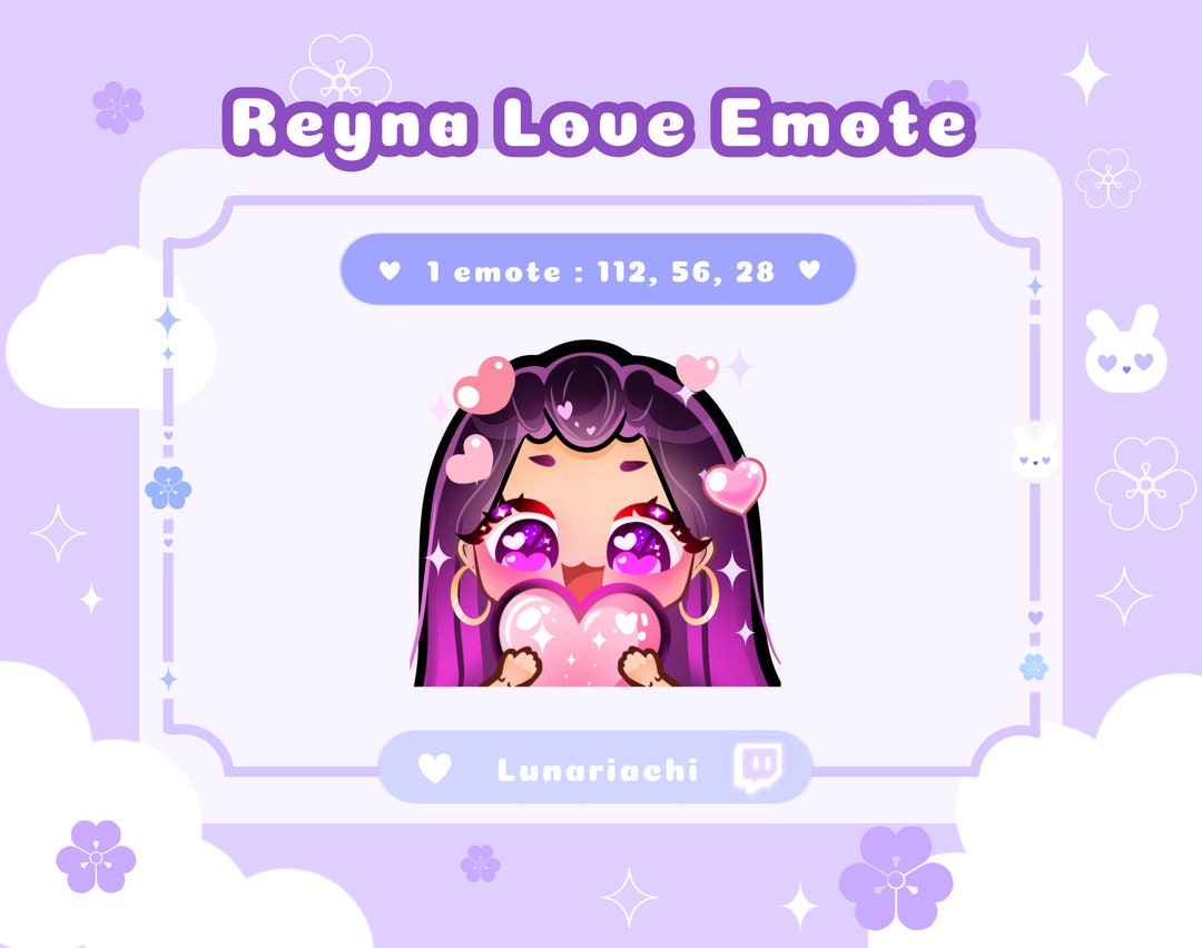Valorant Reyna LOVE Emote | Twitch, Discord, Youtube - Etsy