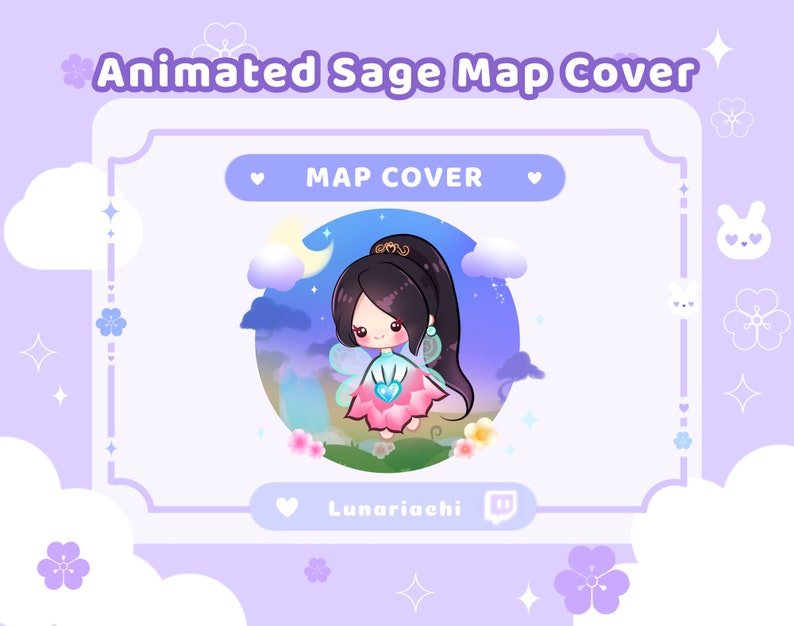 Valorant Cute Sage Animated Overlay Map Cover Twitch - Etsy