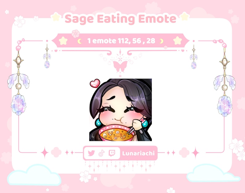 Valorant Sage Eating Ramen Emote | Twitch, Discord, Youtube - Etsy
