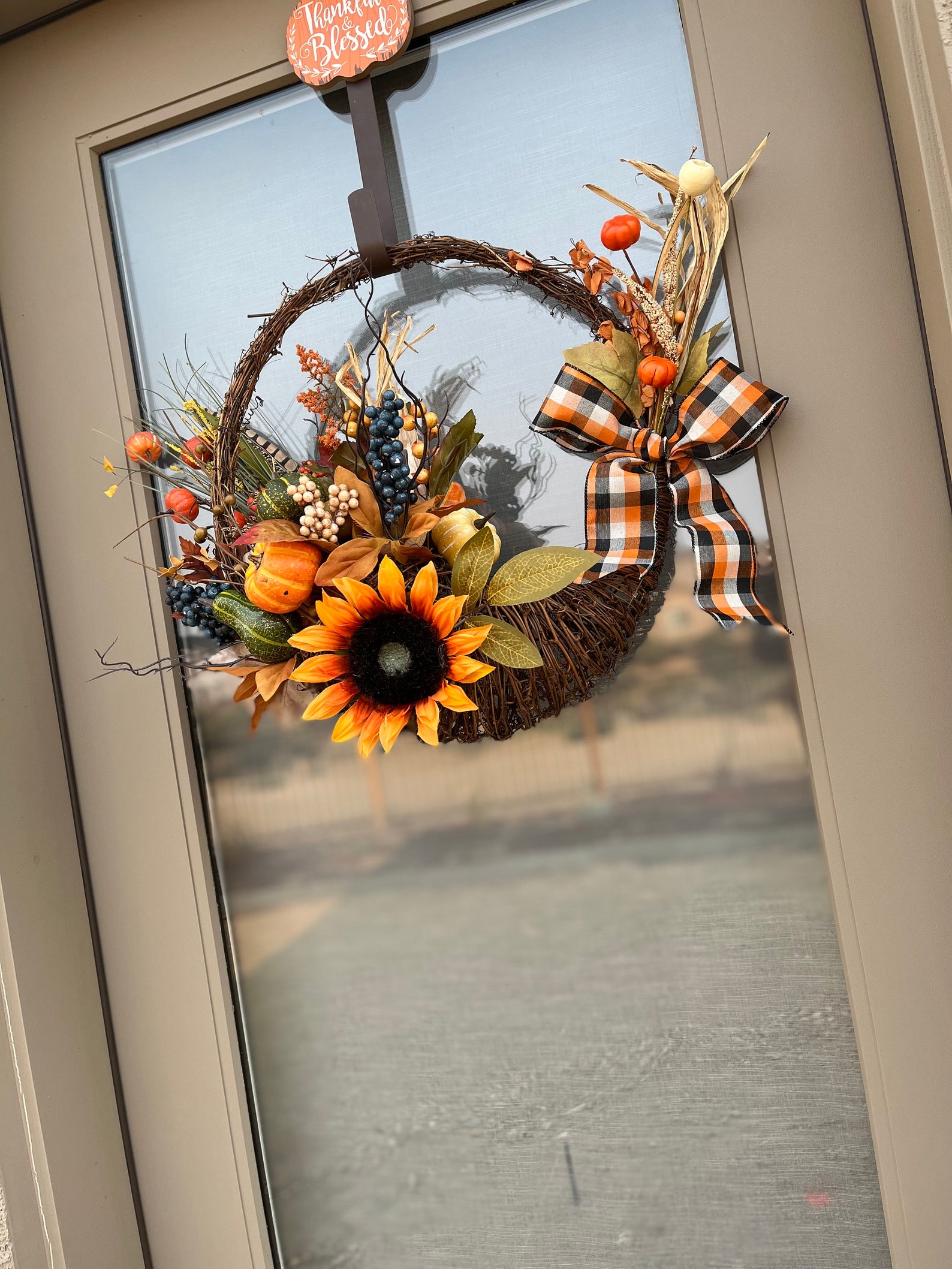 Abundance of the Harvest - Fall/thanksgiving Wreath - Etsy