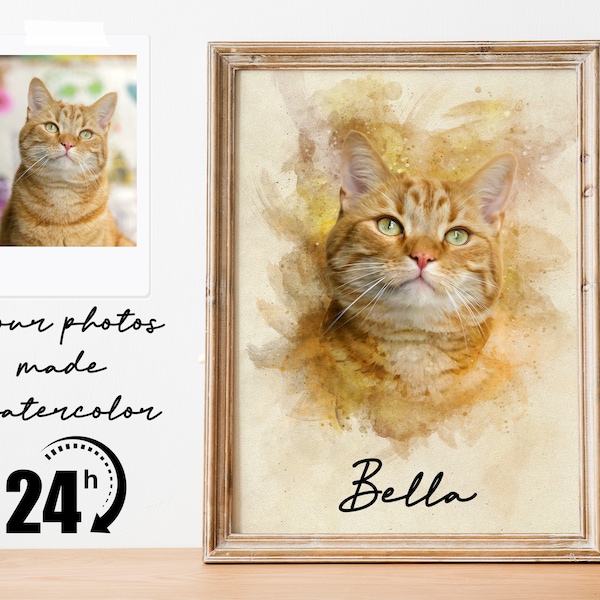 Cat Portrait - Etsy