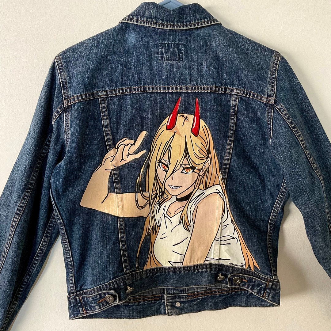 Anime Jacket Hand Painted - Etsy