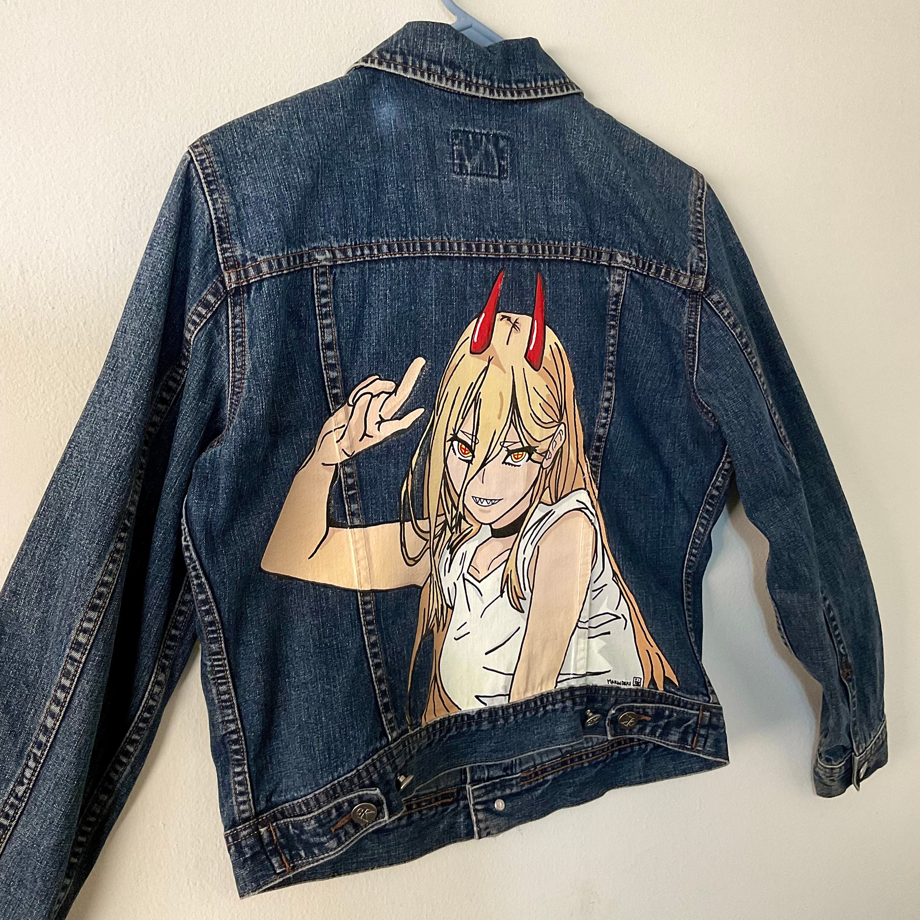Anime Jacket Hand Painted - Etsy