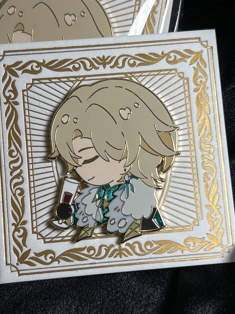 Chibi Aventurine HSR Honkai Star Rail Enamel Pin - Etsy