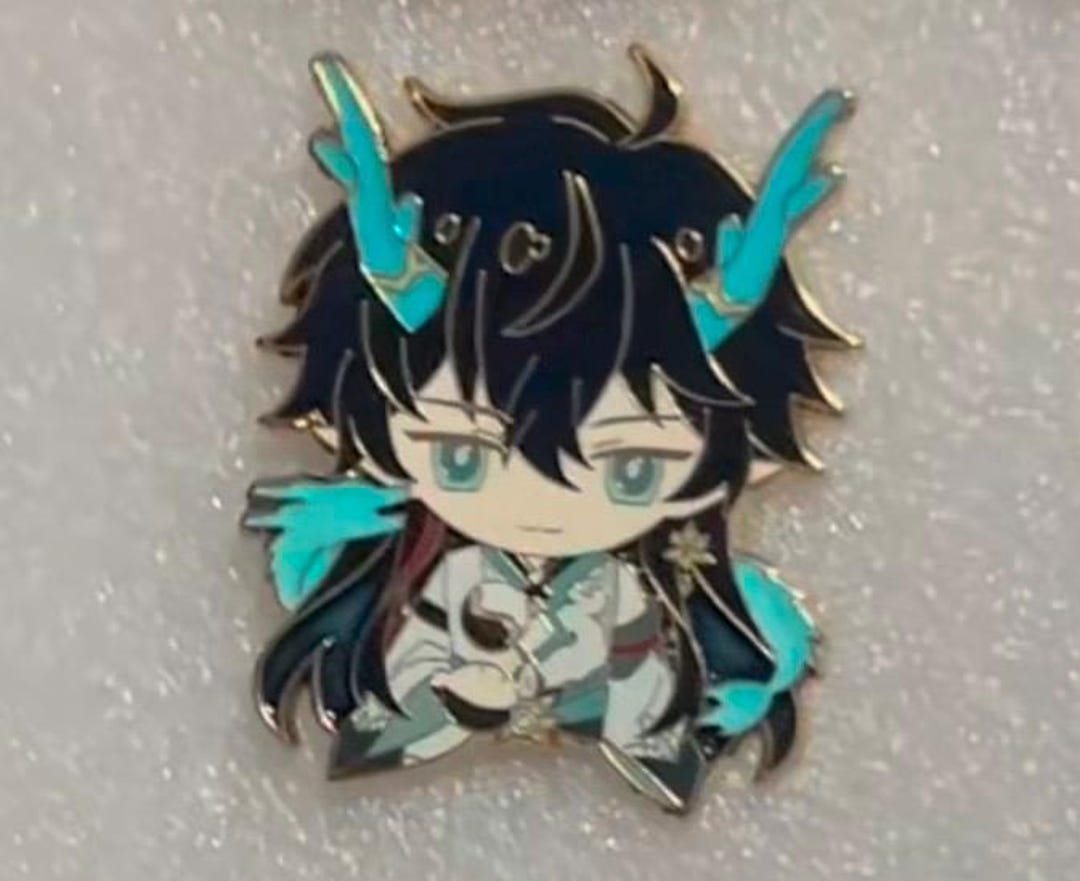Chibi Dan Heng·imbibitor Lunae HSR Honkai Star Rail Enamel Pin - Etsy