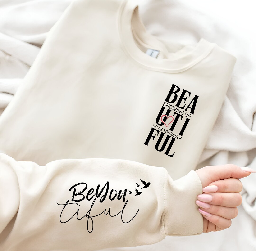 Beyoutiful Svg,back Svg,sleeve Svg,empowerment,strong Woman Svg,positive Affirmation Svg,beauty ...